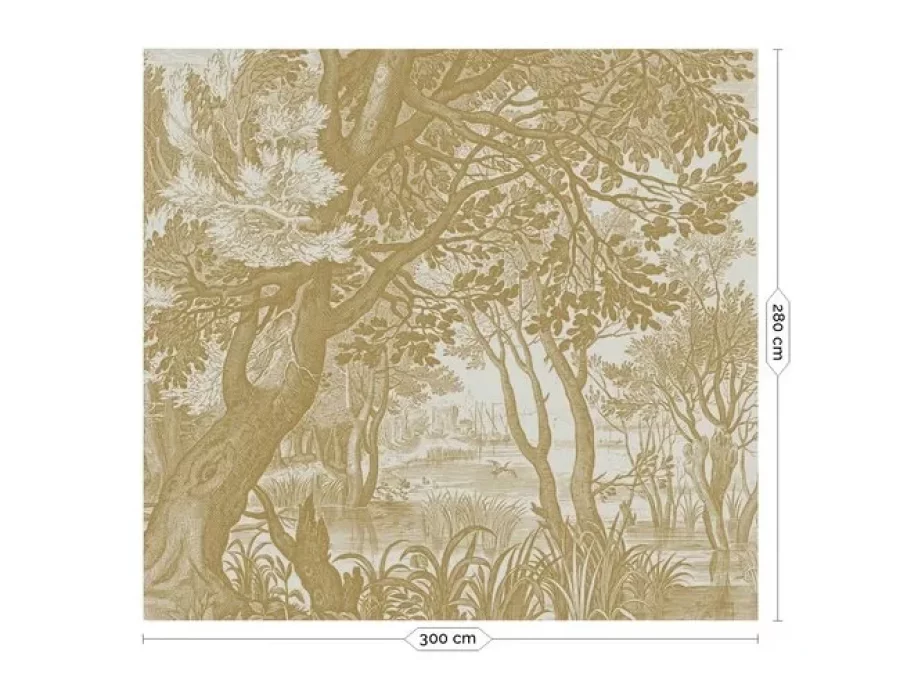 KEK Gold Metallic Engraved Landscapes 6 sheets- MW-093 sand kopen ...