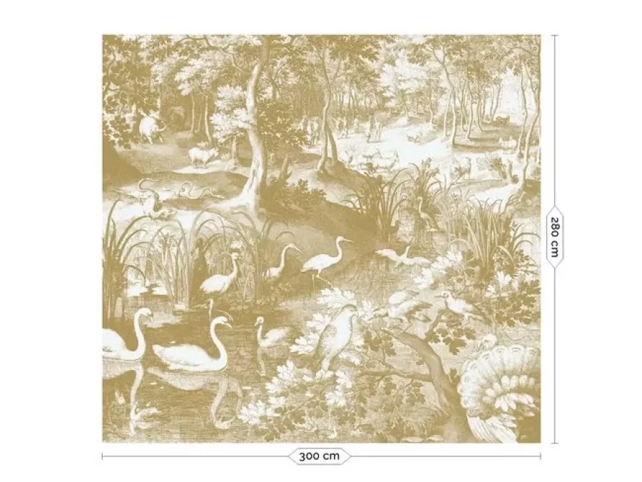 KEK Gold Metallic Engraved Landscapes 6 sheets- MW-102 off white kopen ...