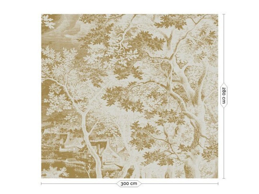 KEK Gold Metallic Engraved Landscapes 6 sheets- MW-168 sand kopen ...
