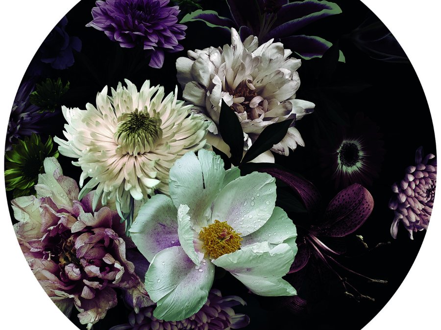 Behangexpresse Platinum Shapes Bouquet Flowers White PLC048 kopen ...