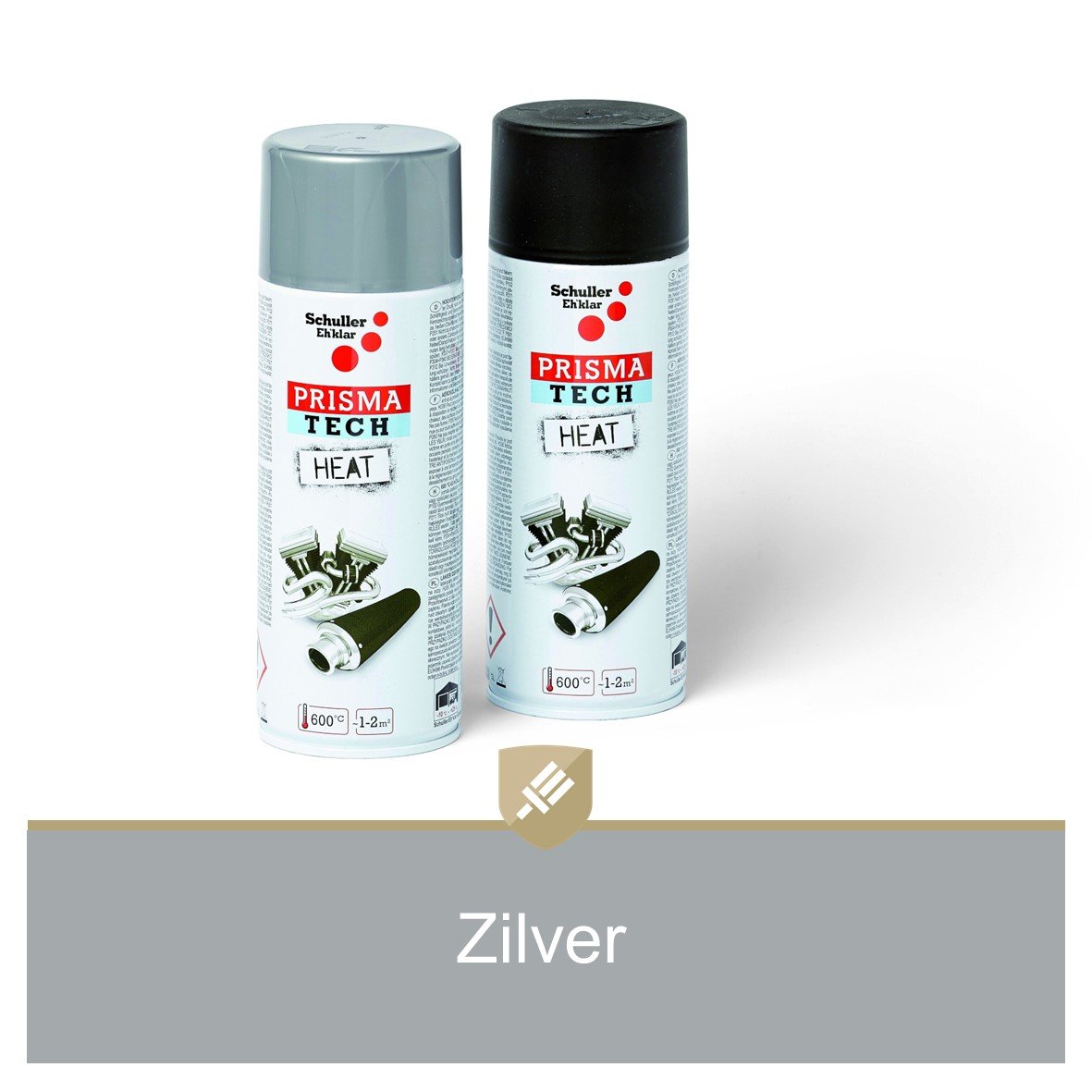Prisma Color Tech Heat Zilver 400ml kopen - Verf & Behang Specialist